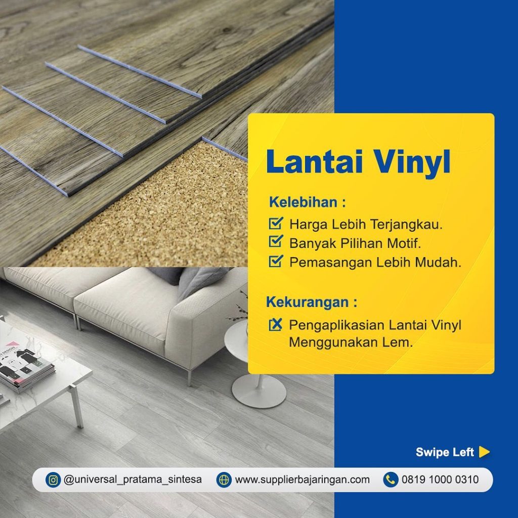 Serupa Tapi Tak Sama: Lantai Vinyl vs SPC - CV Universal Pratama Sintesa